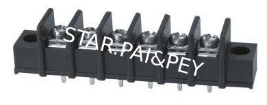 Barrier Terminal Block with fixing hole High Power Automotive Terminal Block picth 7.62mm