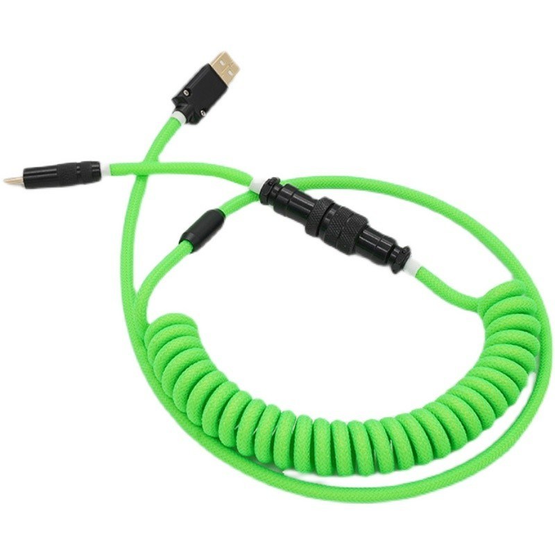 Sectional Type C USB Charging Cable Mechanical Keyboard Coiled Data ...