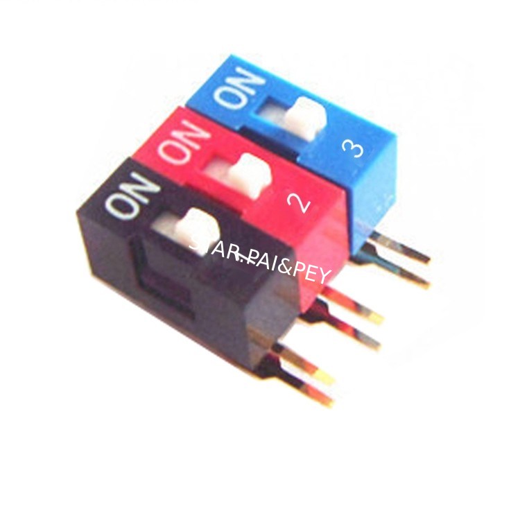 SPST Standard Slide Type Smd Rotary Dip Switch