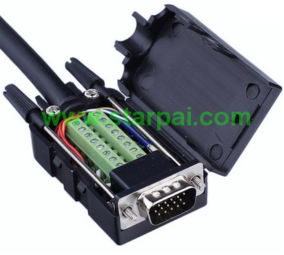 Signals Breakout Board Serial Port Header - DB15 Male / Female terminal ...